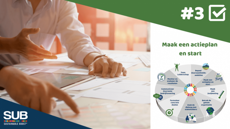 Principe 3: Maak een actieplan en start - Sustainable Boost